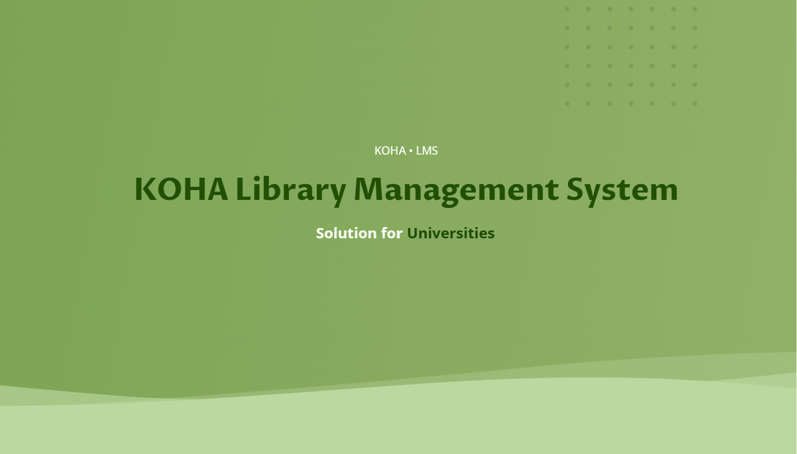 KOHA LMS and Library Solutions in Brunei Darussalam | Rayyan Secutech